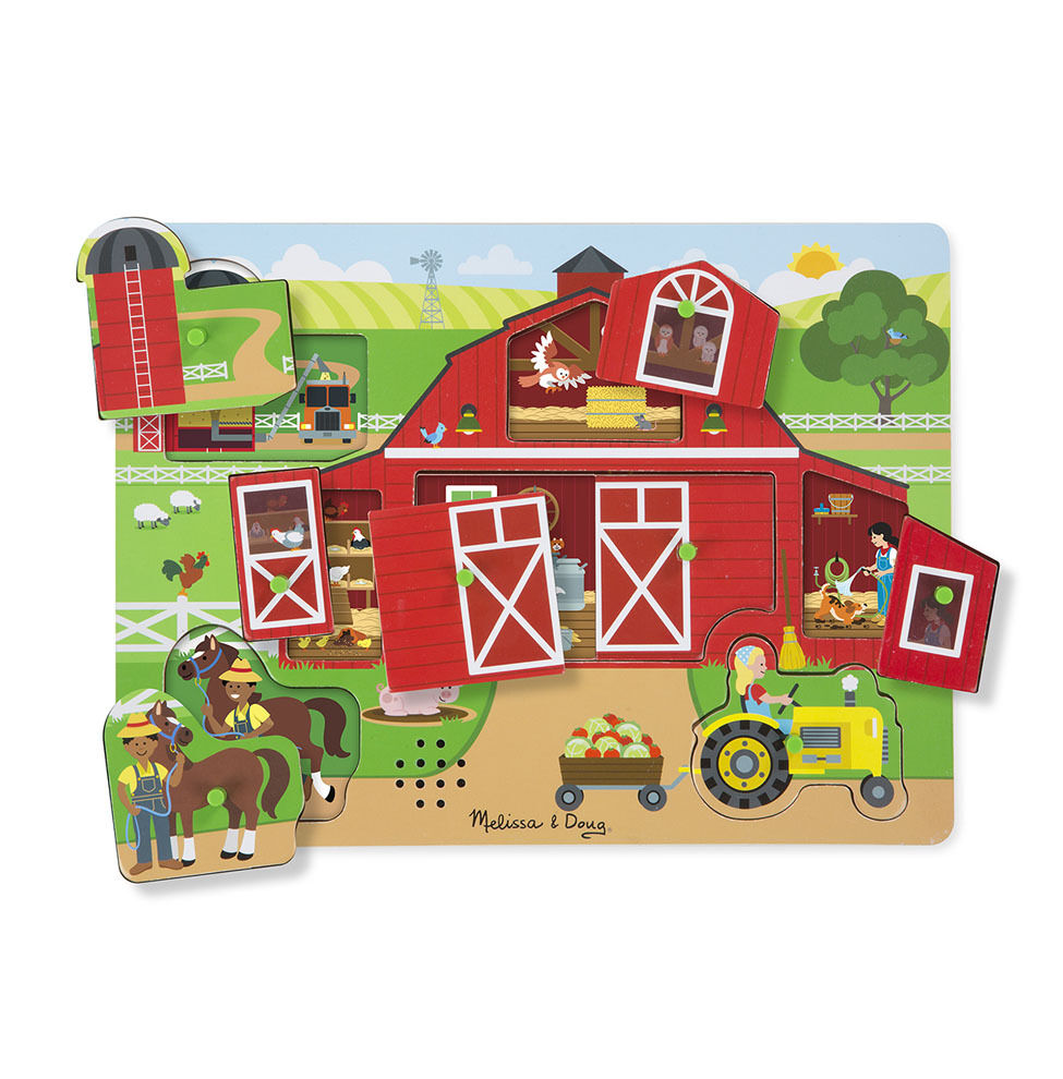 Buy Melissa & Doug - Around the Farm Sound Puzzle - 8pc