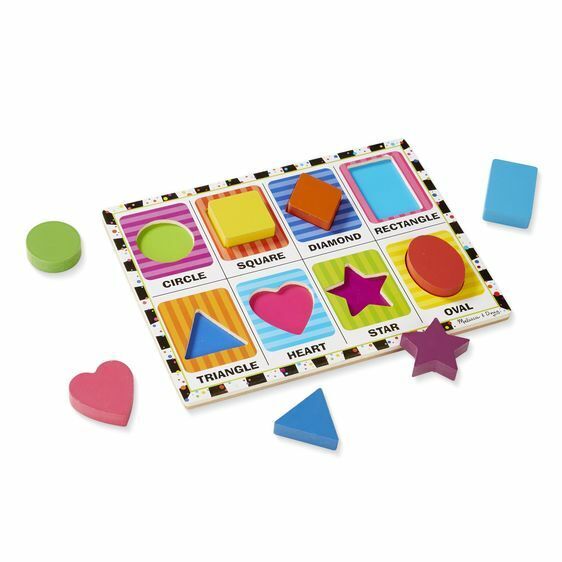 Buy Melissa & Doug - Shapes Chunky Puzzle