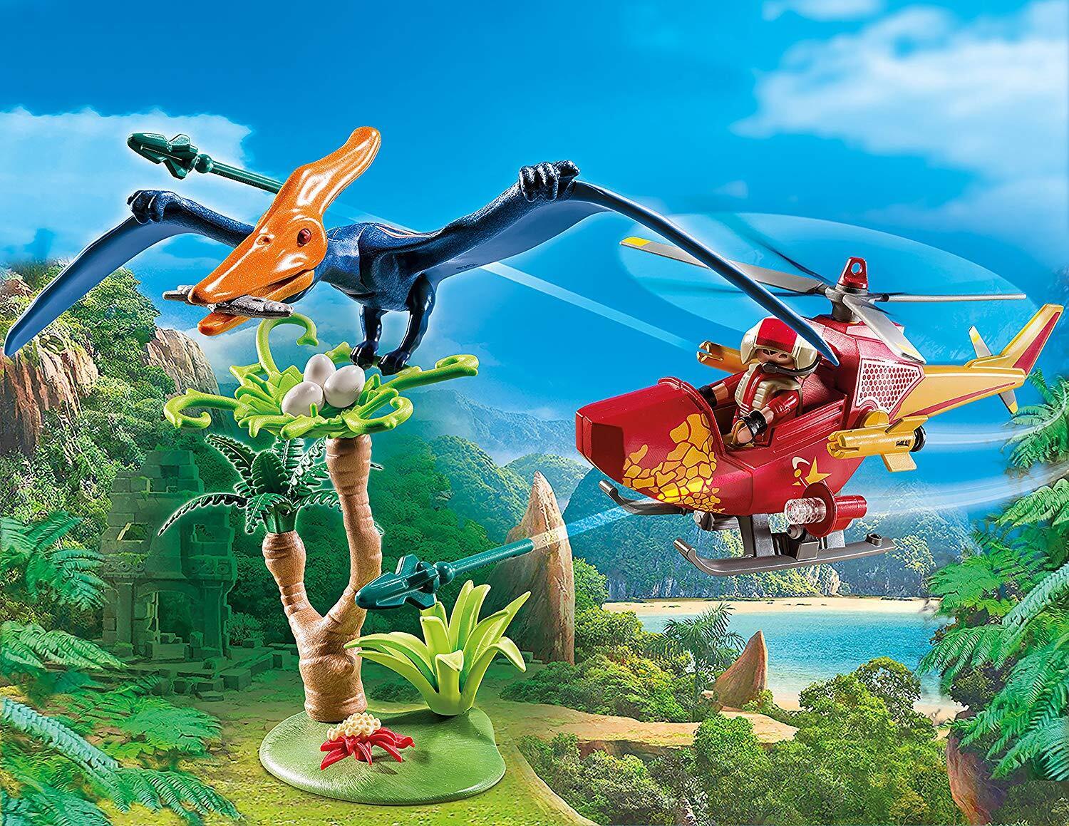Buy Playmobil - Adventure Copter with Pterodactyl 9430
