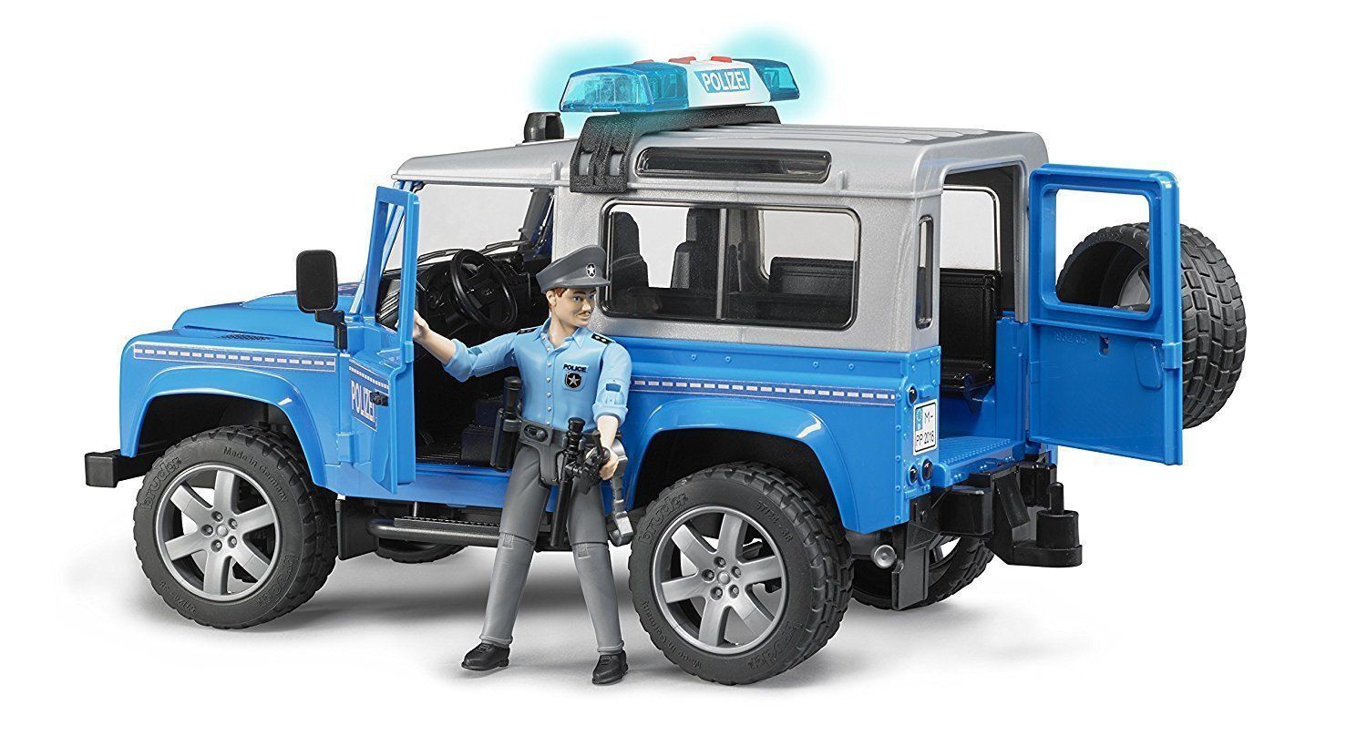 Buy Bruder - Police Land Rover Defender with Policeman 02597