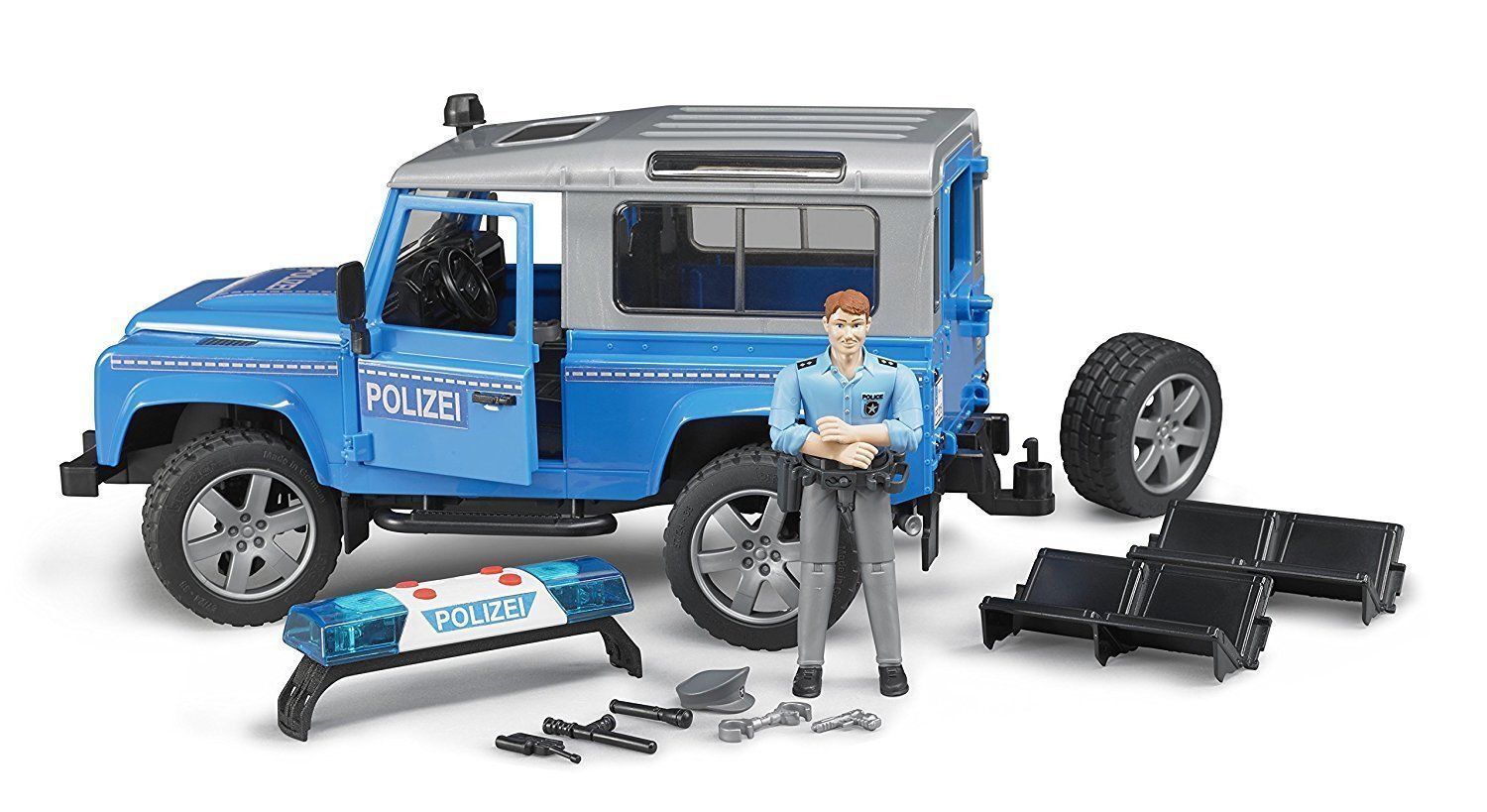 Buy Bruder - Police Land Rover Defender with Policeman 02597