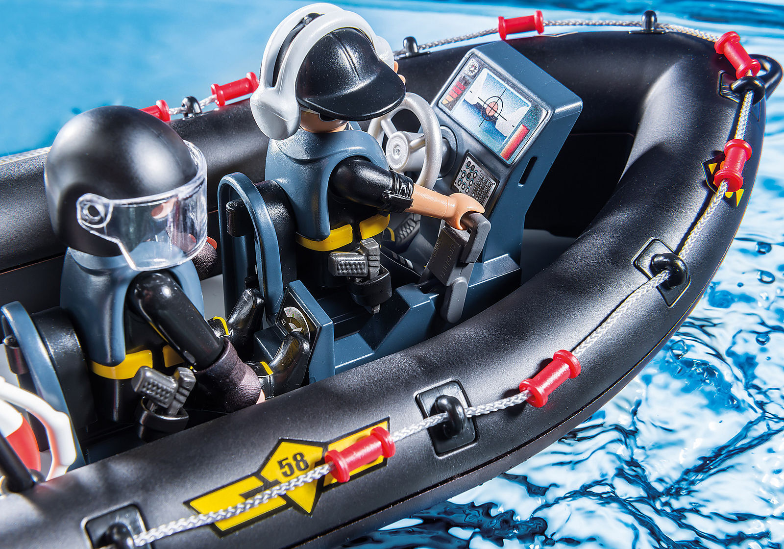 Buy Playmobil - SWAT Boat 9362
