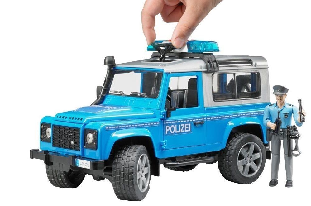 Buy Bruder - Police Land Rover Defender with Policeman 02597