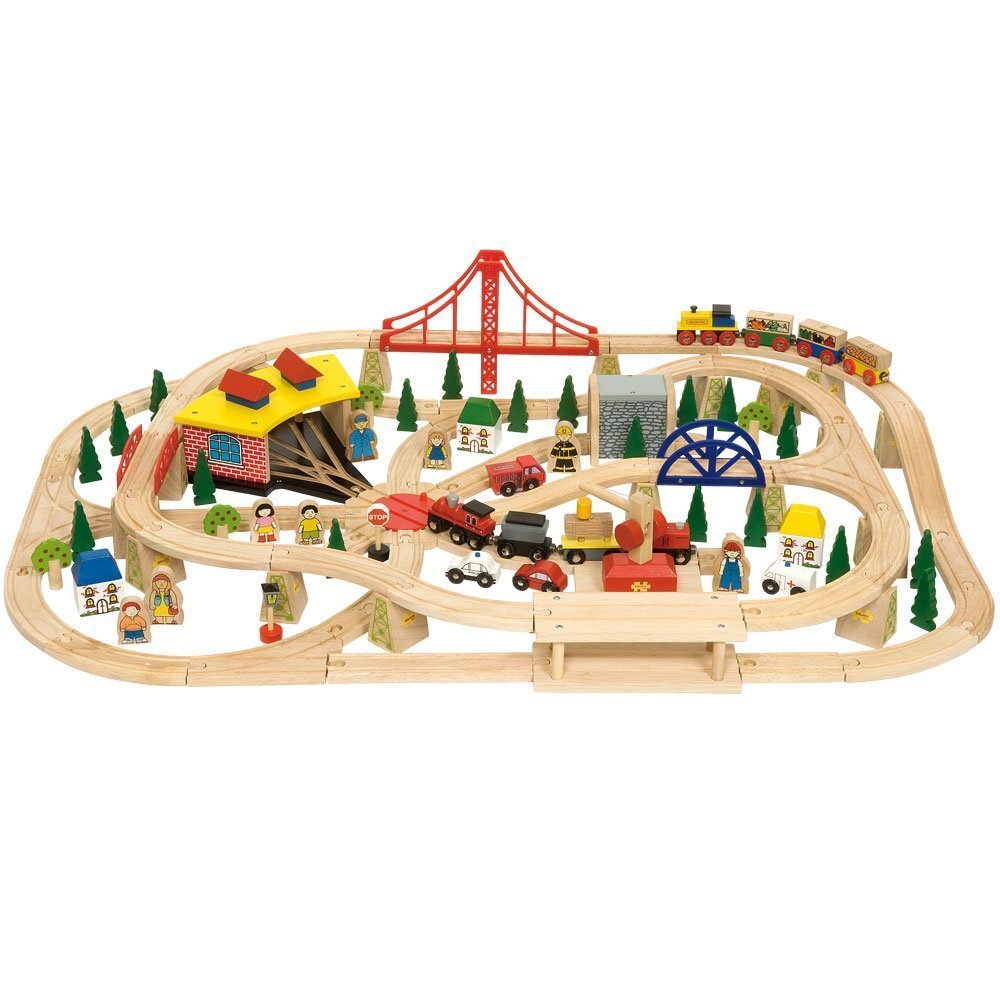 Buy Bigjigs - Freight Train Set - 133pcs