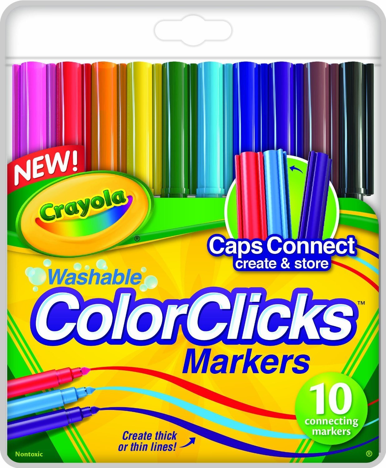 Buy Crayola - ColorClicks Washable Markers (10 pack)