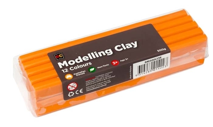 Buy Modelling Fun Clay Orange 500gm