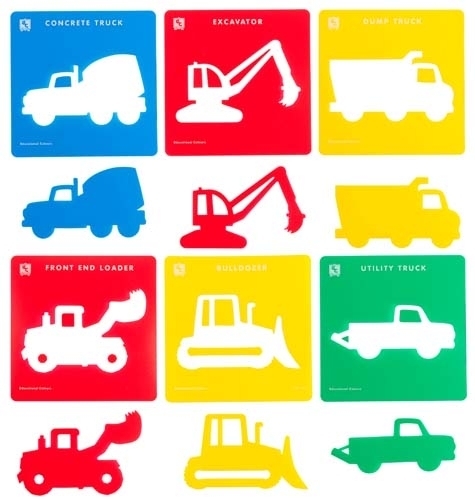 Buy Stencils - Construction Vehicles (set of 6)