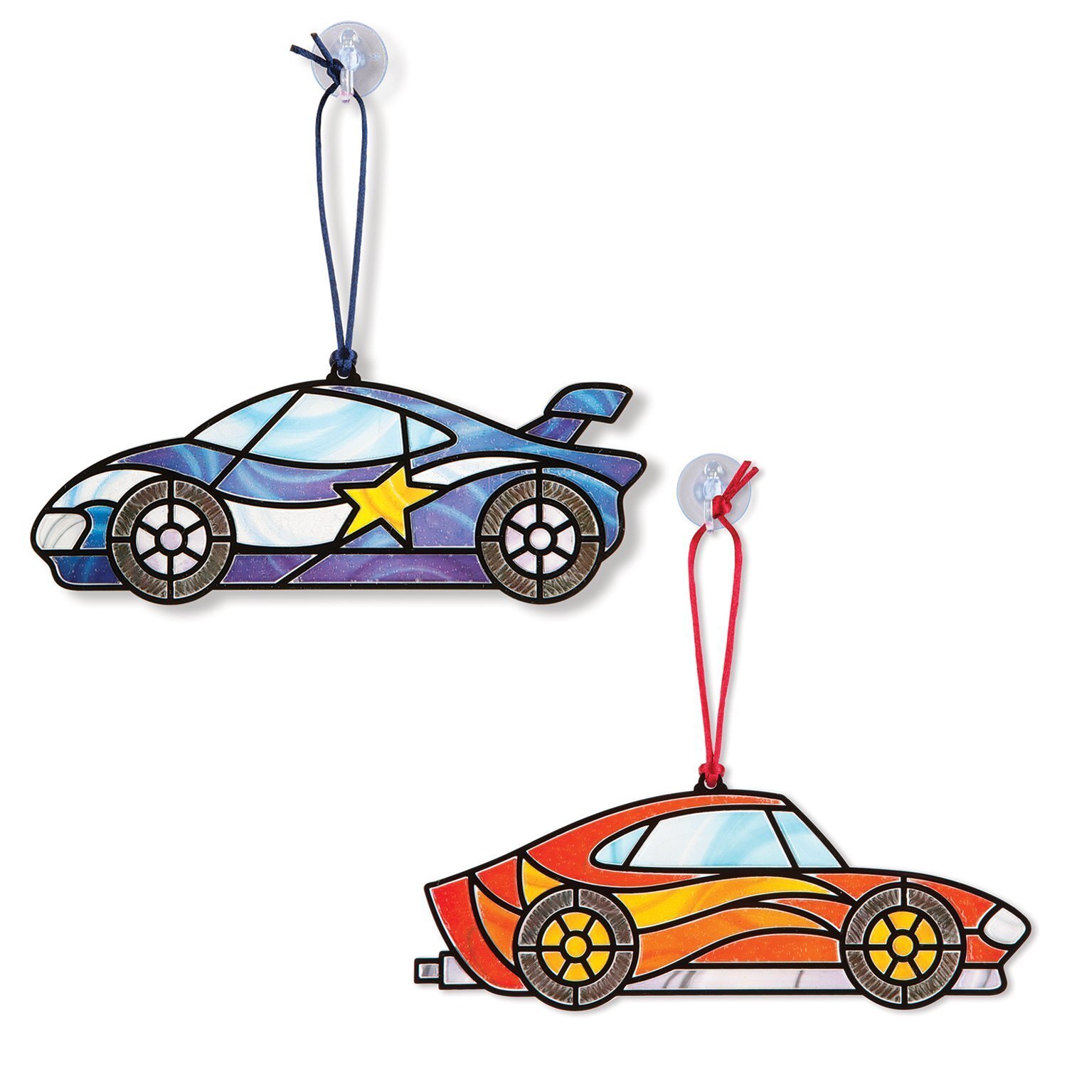 Buy Melissa & Doug - Stained Glass Made Easy - Race Cars