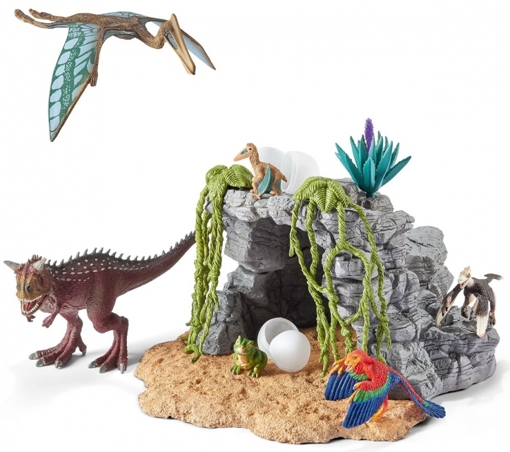 Buy Schleich - Dinosaur Set with Cave 42261