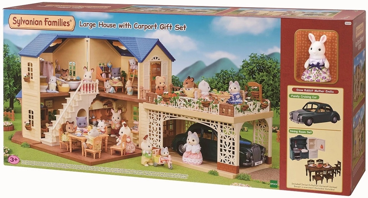 Buy Sylvanian Families - Large House with Carport Gift Set