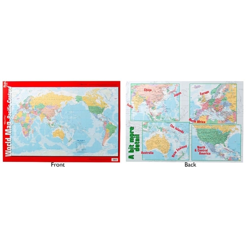 Buy Gillian Miles - World Map - Pacific Centred