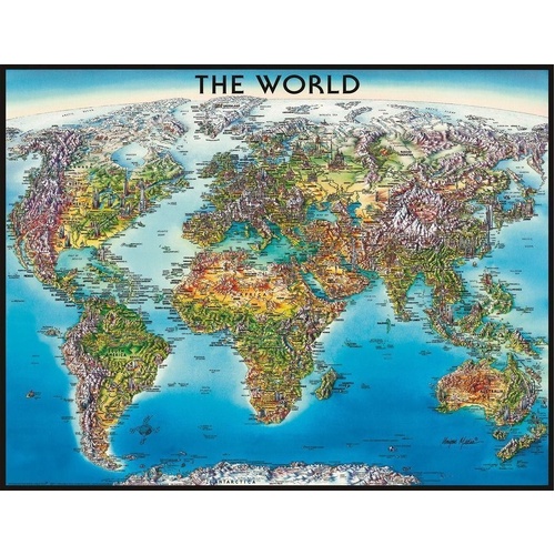 Buy Ravensburger - World Map Puzzle 2000pc